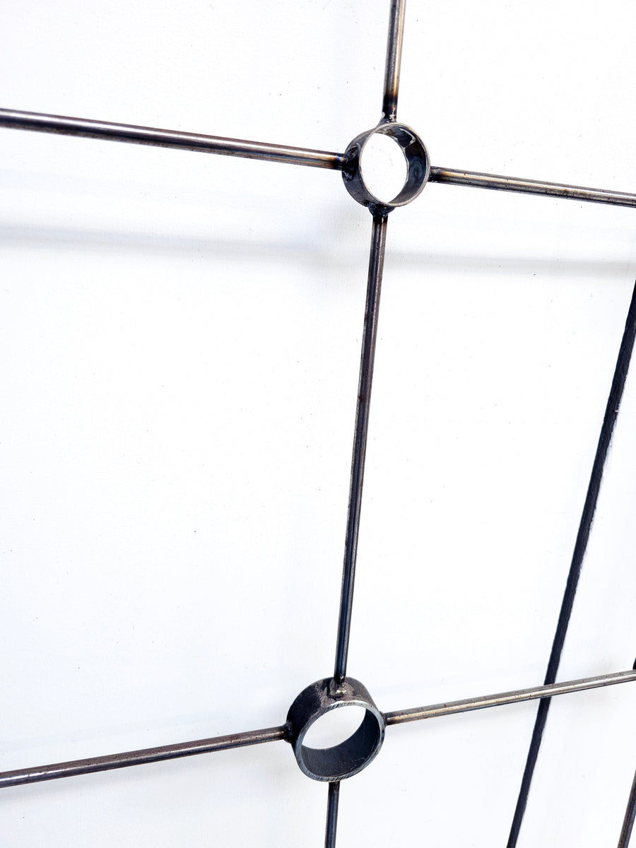 Modern Rectangular Trellis Steel Garden Art – Lucky 7 Steel