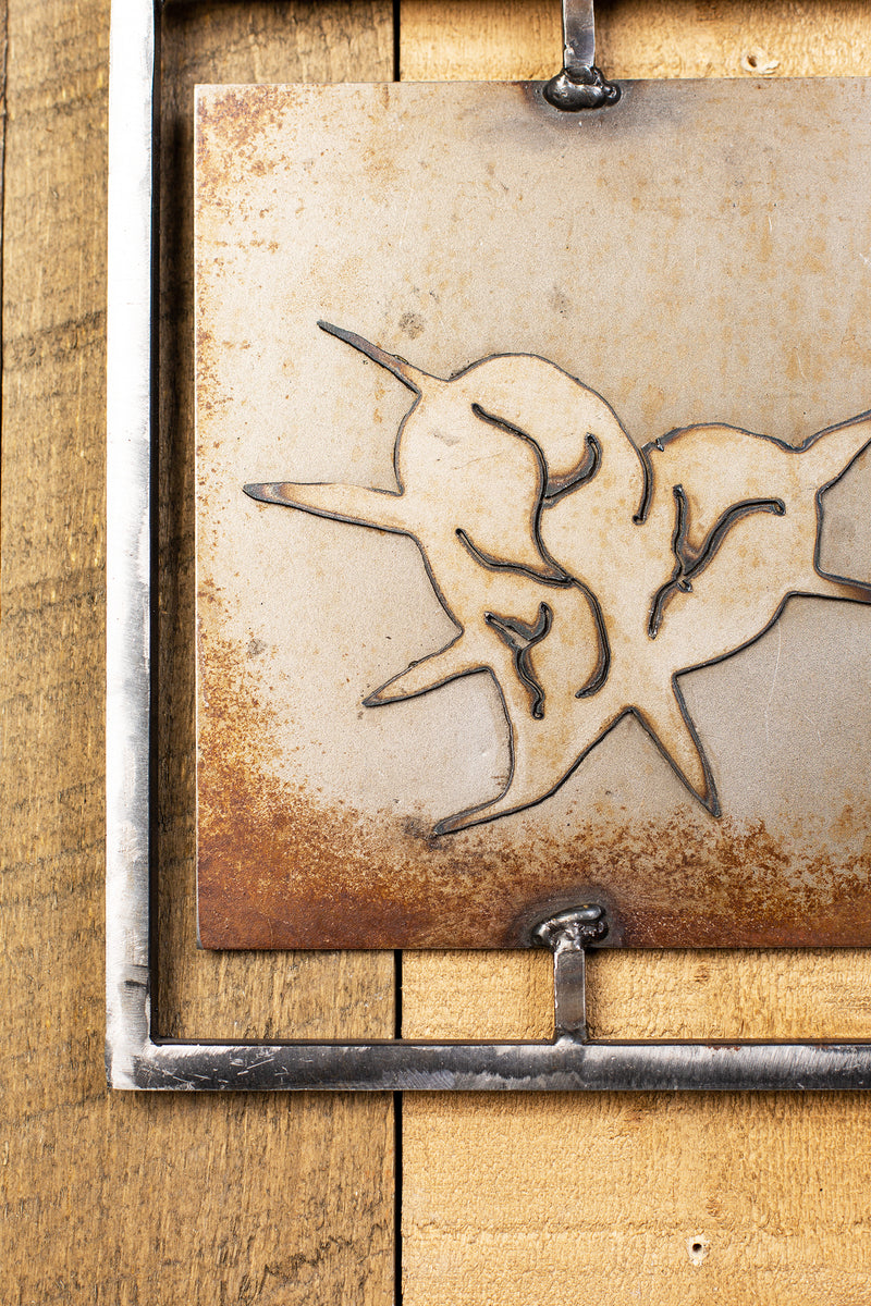 Rusty Heart Art – Lucky 7 Steel